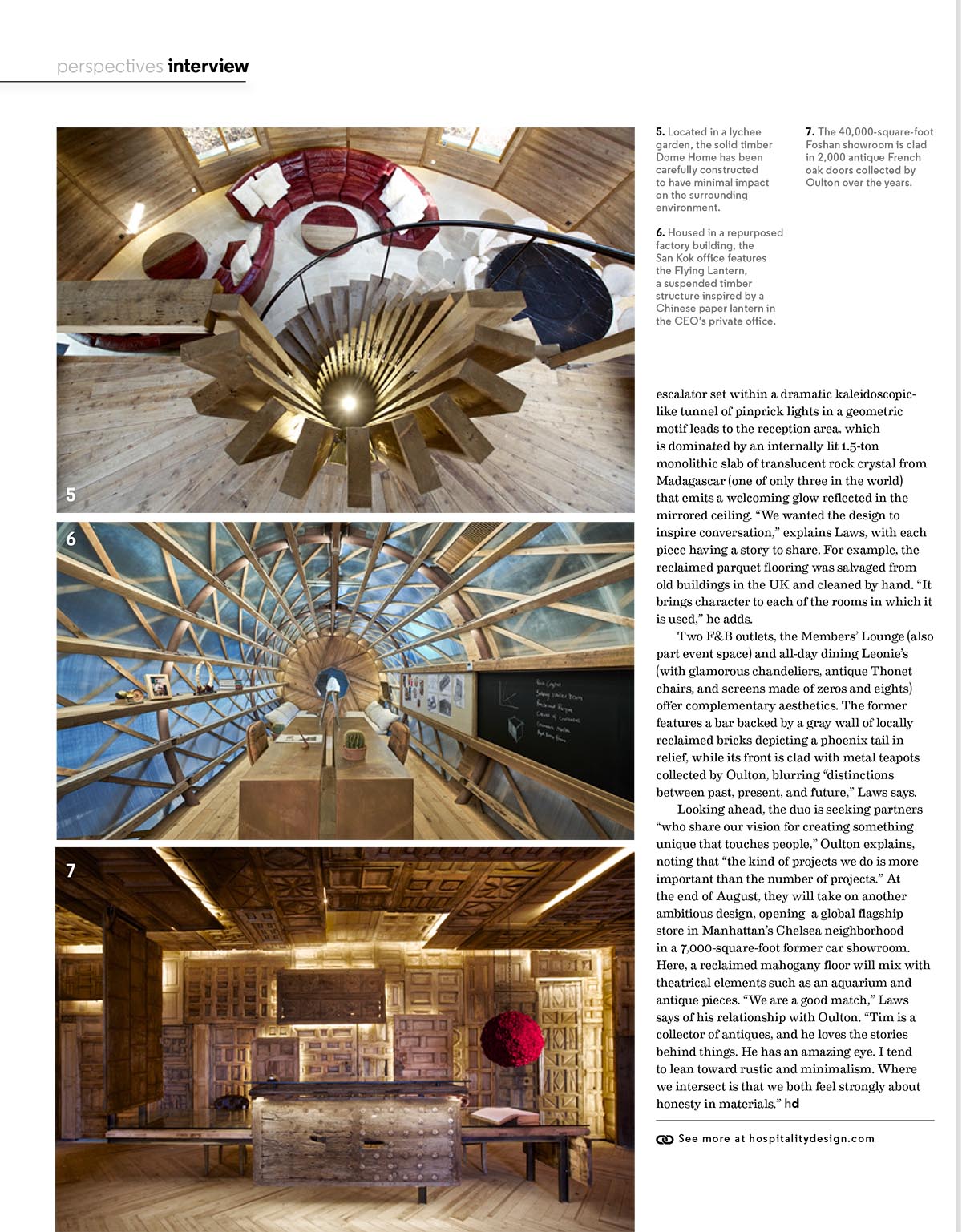 Hospitality Design | Timothy Oulton Studio